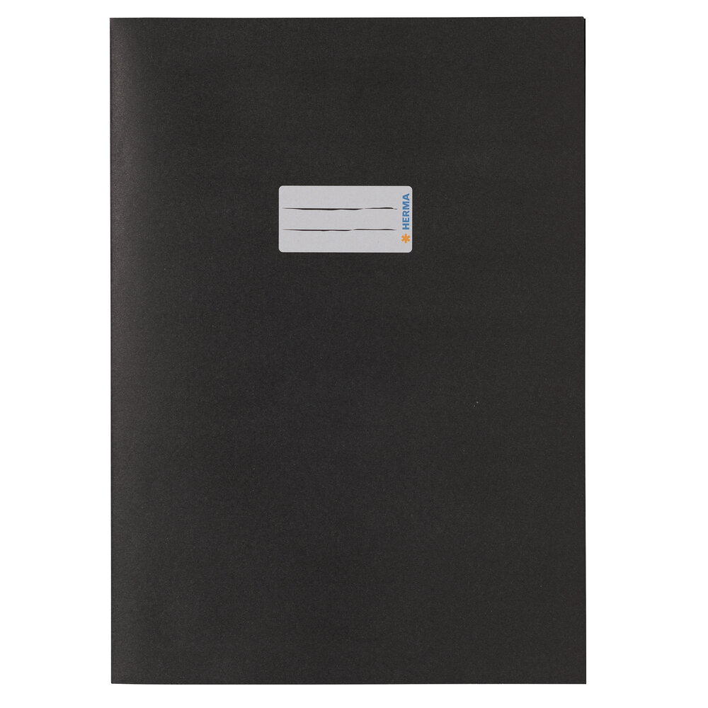 Exercise book cover paper A4 black