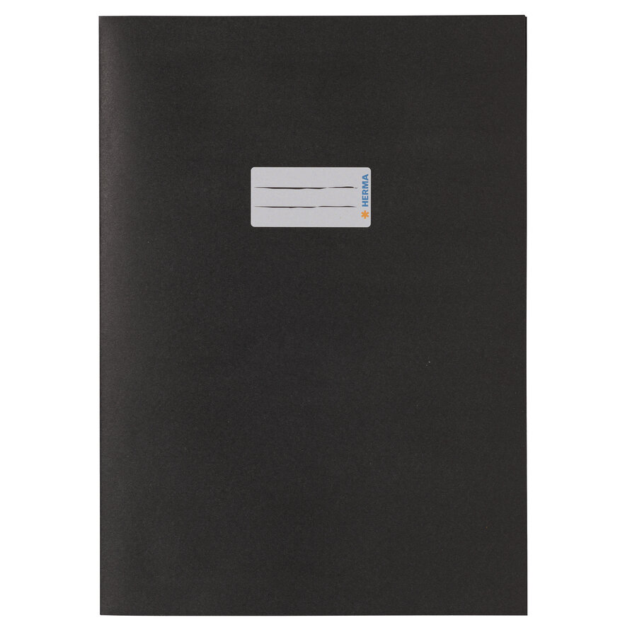 Exercise book cover paper A4 black