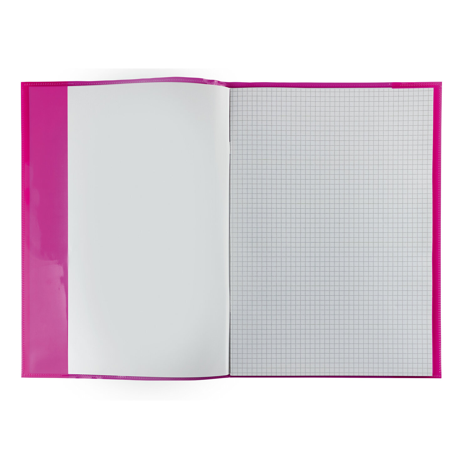 Exercise book cover transparent PLUS A4 pink
