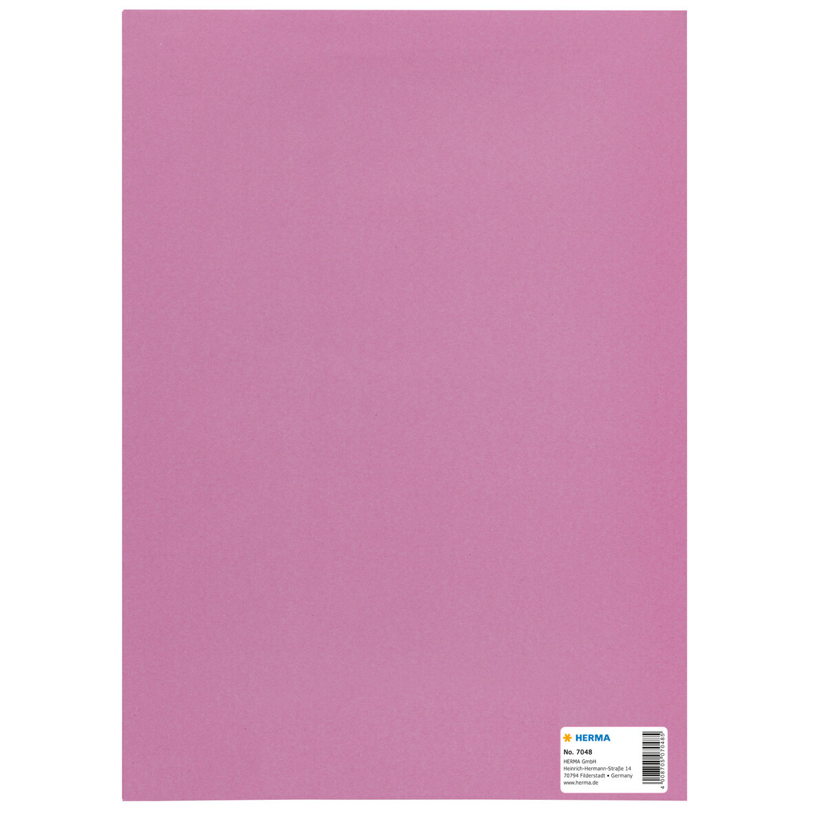 Exercise book cover paper A4 pale pink