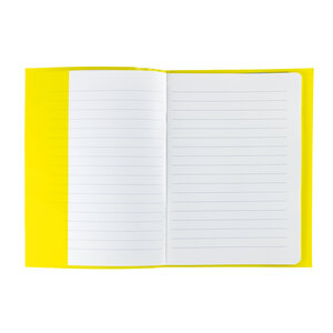 Exercise book cover transparent PLUS A5 yellow