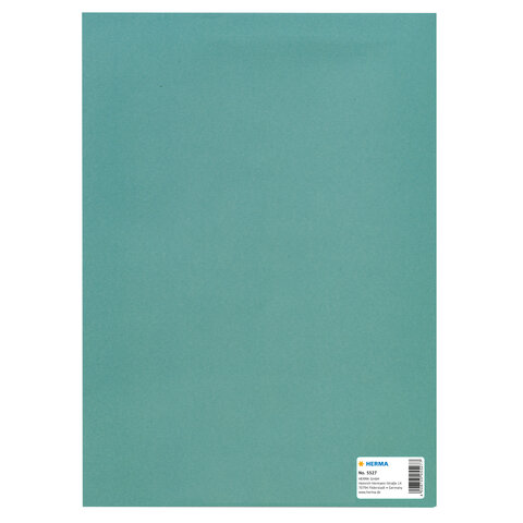 Exercise book cover paper A4 turquoise 100% wastepaper-5527