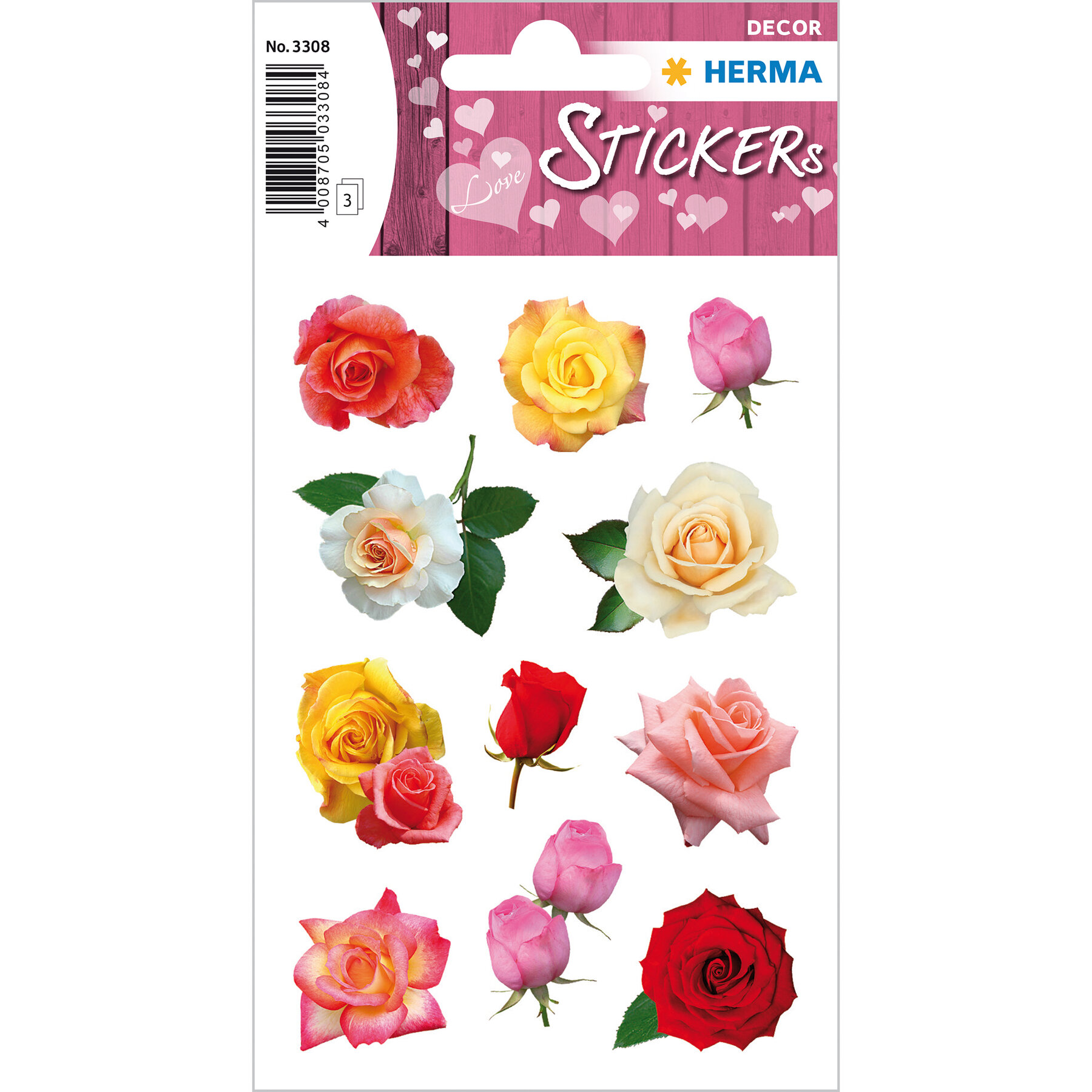 Flower stickers