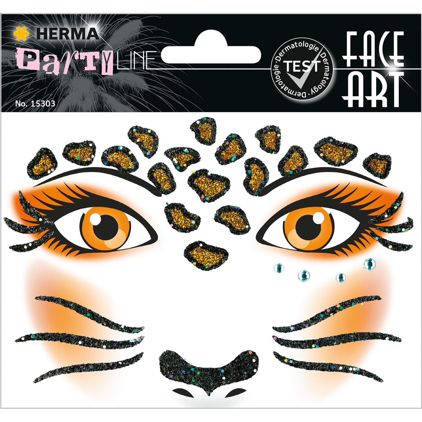 Face Art Stickers | Glitter face stickers from HERMA